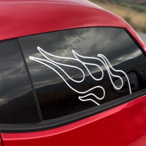 Window Flames Driver and Passenger Side night, Decals, Stickers, Cars ...
