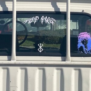 Custom Windshield Decal Insert Your Own Text - Etsy