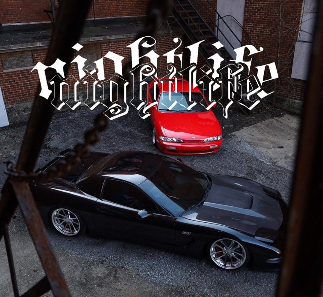 Windshield Banner Nightlife - Stacked (night, Decals, Stickers, Cars ...