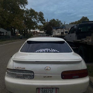 Windshield Banner Nightlife - Gothic Style (night, Car Decals, Stickers ...