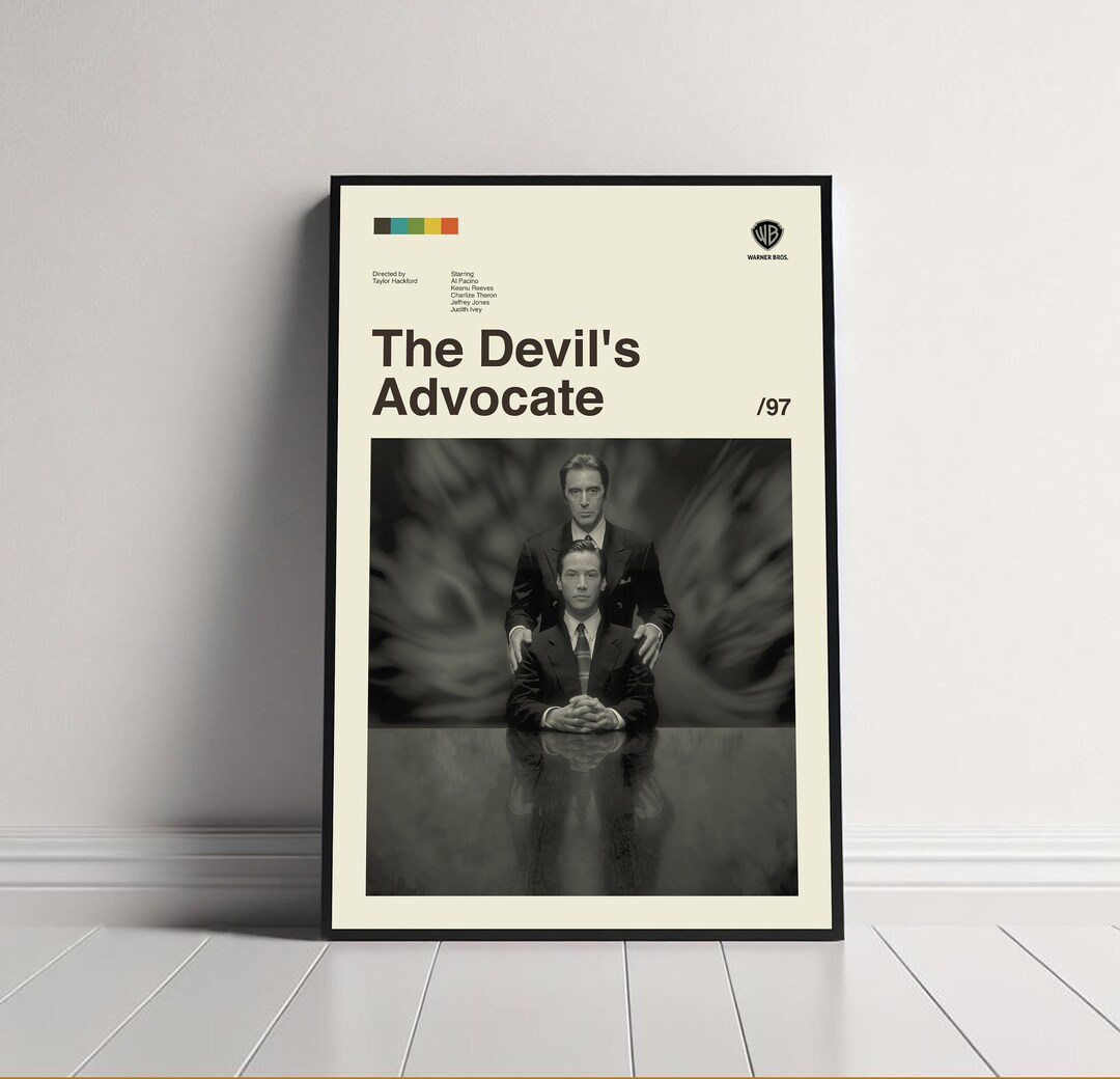The Devil's Advocate Poster, Taylor Hackford, Vintage Poster ...