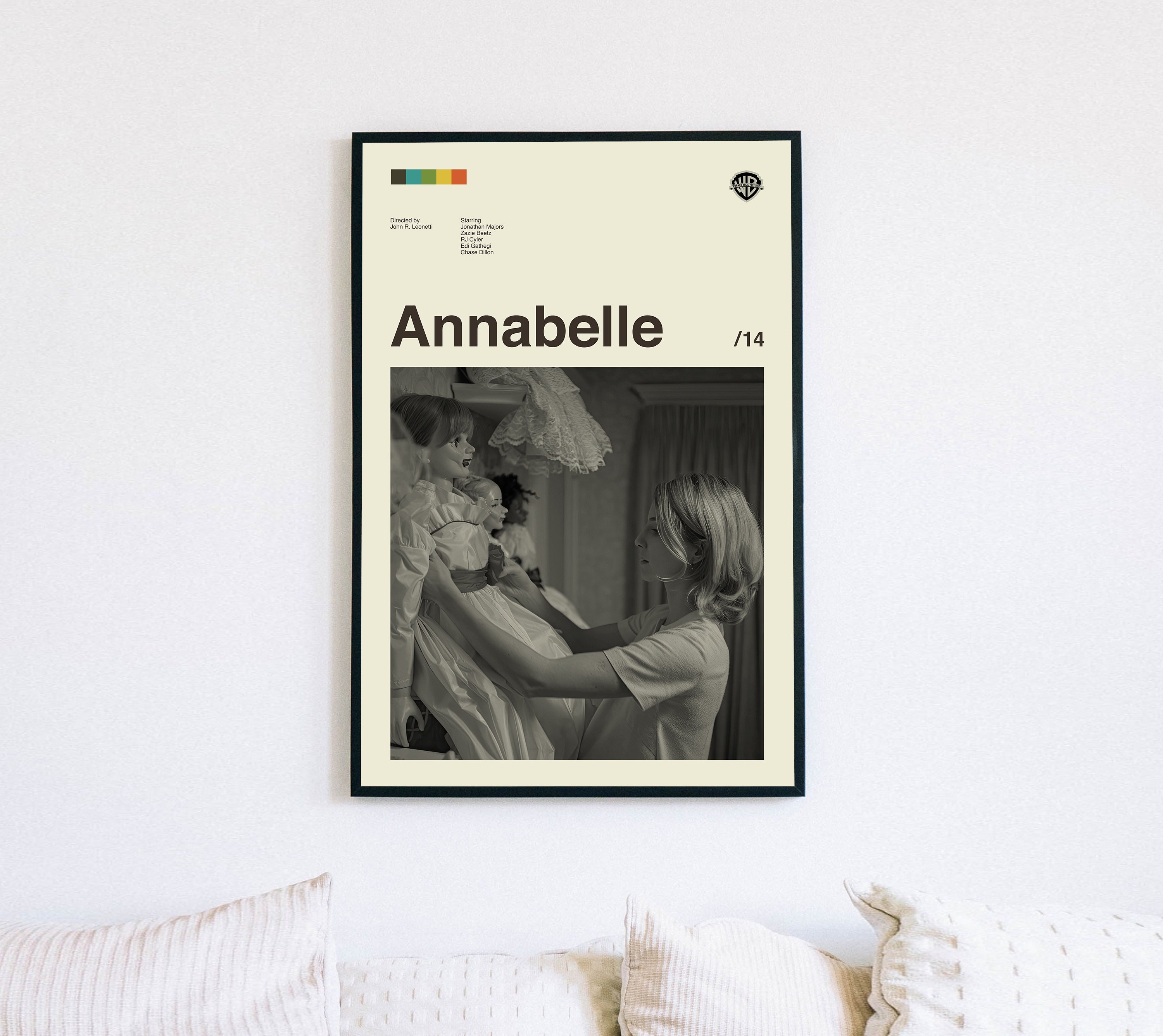 Annabelle 2014 Poster, John R Leonetti, Minimalist Art, Vintage Poster ...