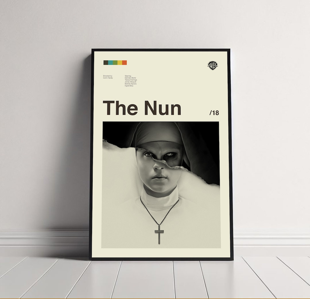 The Nun Poster, the Nun Movie Poster, Corin Hardy, Retro Poster ...