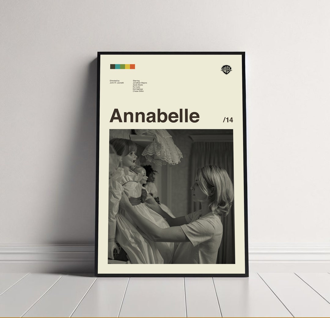Annabelle 2014 Poster, John R Leonetti, Minimalist Art, Vintage Poster ...