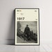 1917 Movie Poster, 1917 Poster, Sam Mendes, Minimalist Art, Vintage ...