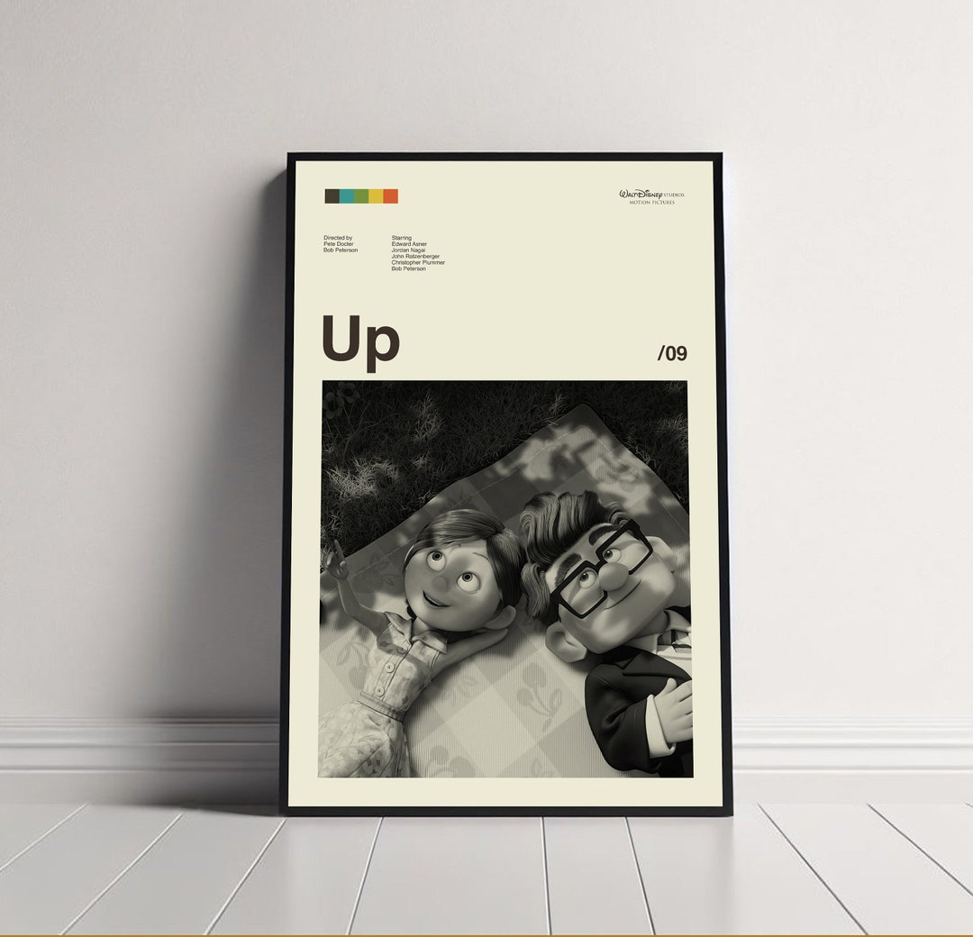 Up Movie Poster, up Print, Pete Docter, Modern Poster, Vintage Poster ...