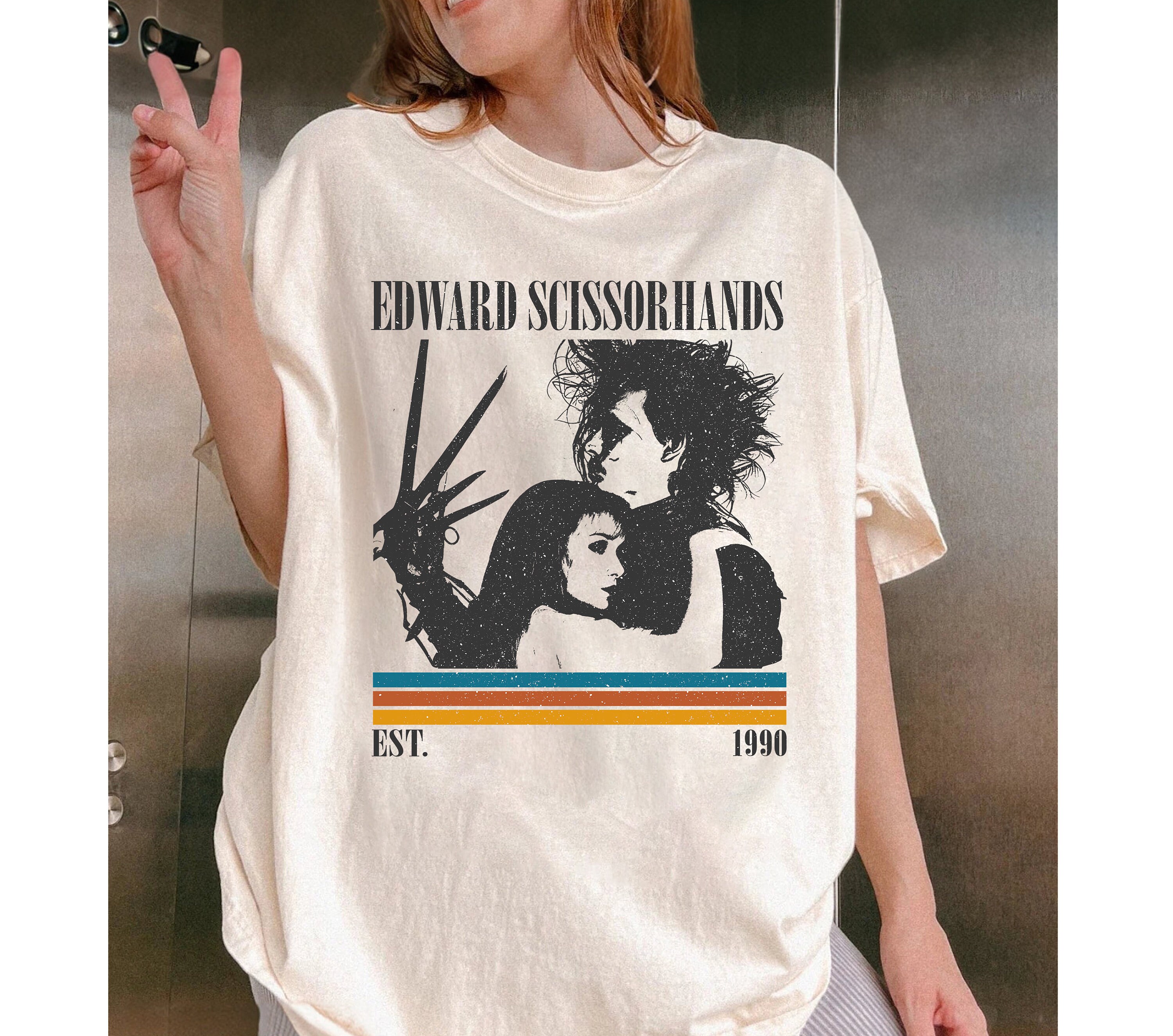 Edward Scissorhands T-shirt Edward Scissorhands Shirt Edward - Etsy