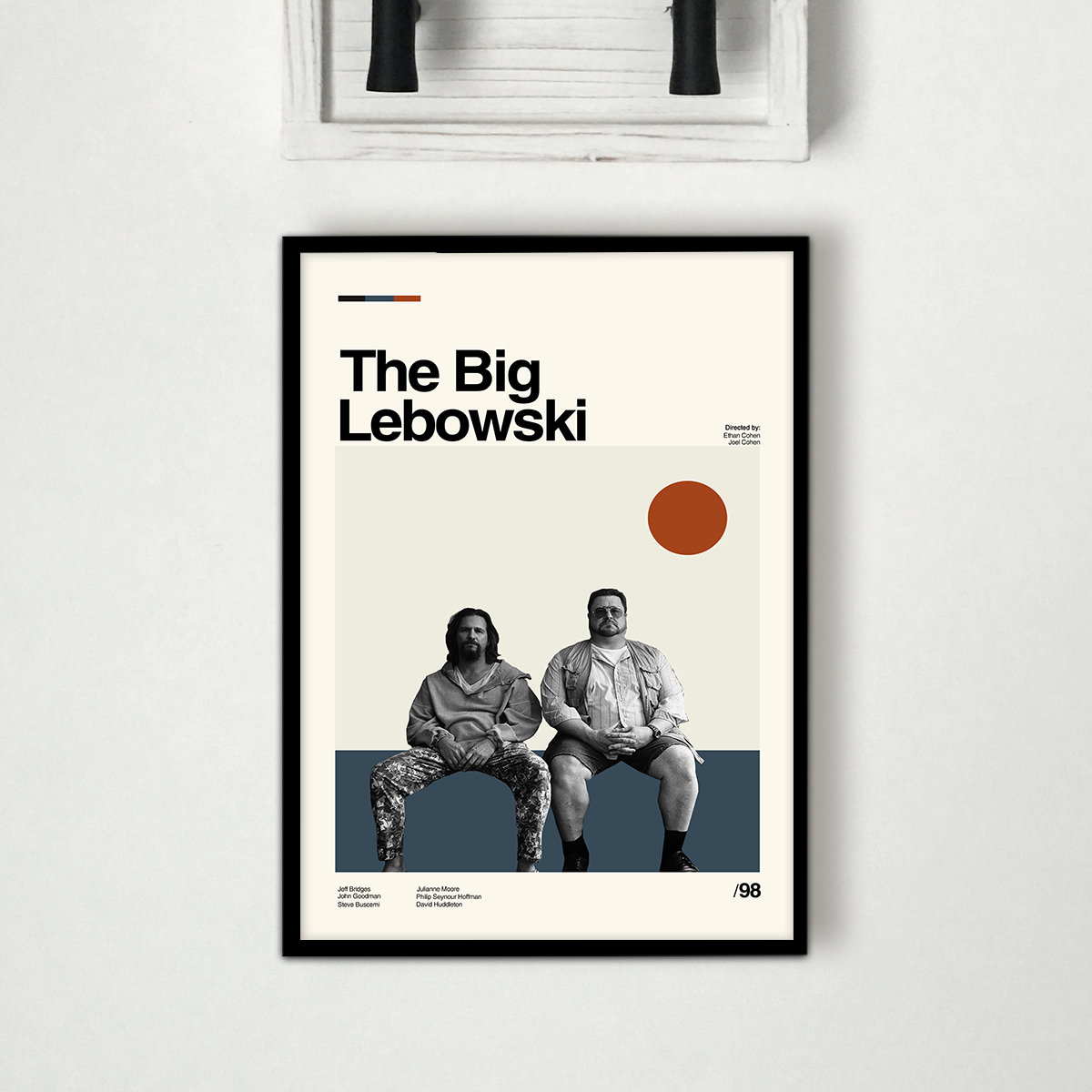 The Big Lebowski Poster, the Big Lebowski Print, Retro Modern, Vintage ...
