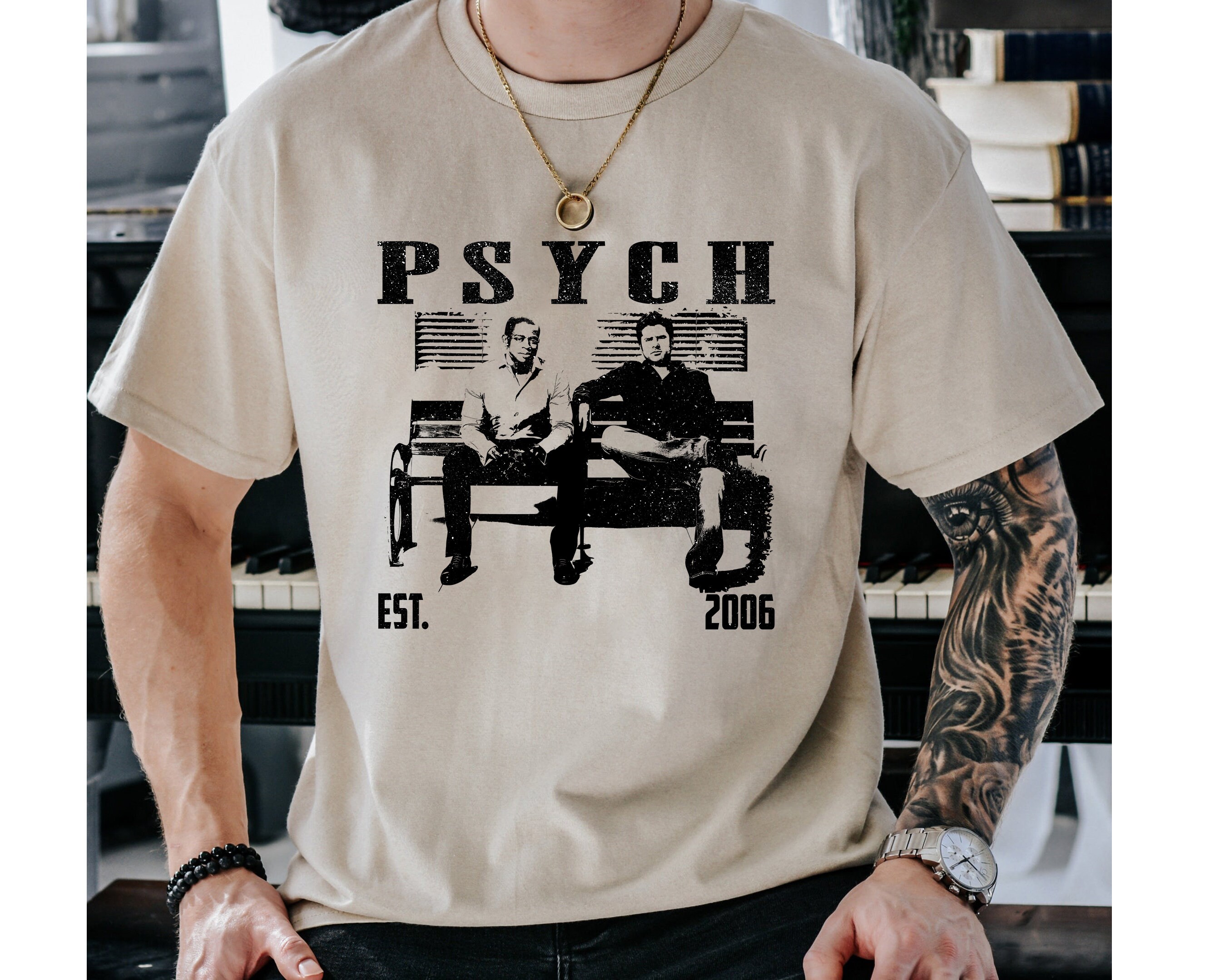 Psych Shirt, Psych Movie Shirt, Psych Movie, Psych Retro Modern, Psych ...