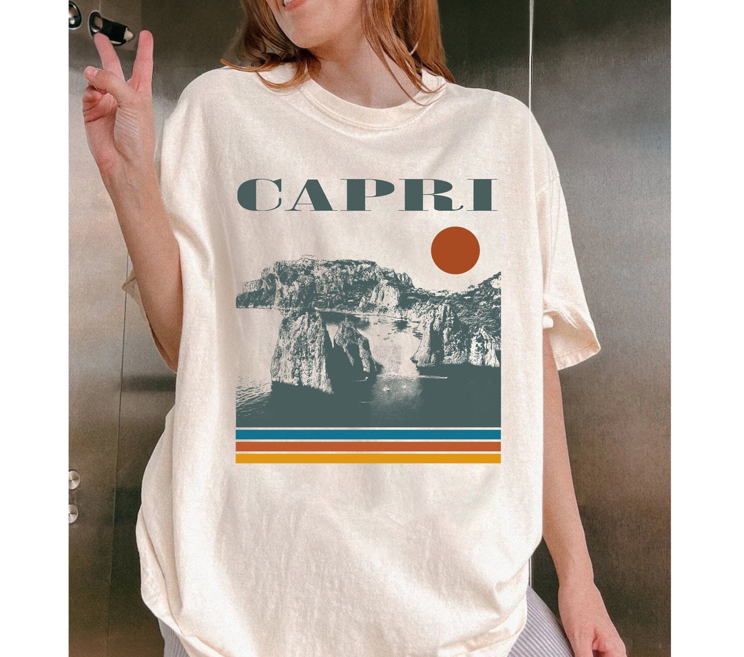 Capri T-shirt, Vintage Capri Shirt, Capri Vintage, Capri Sweatshirt ...
