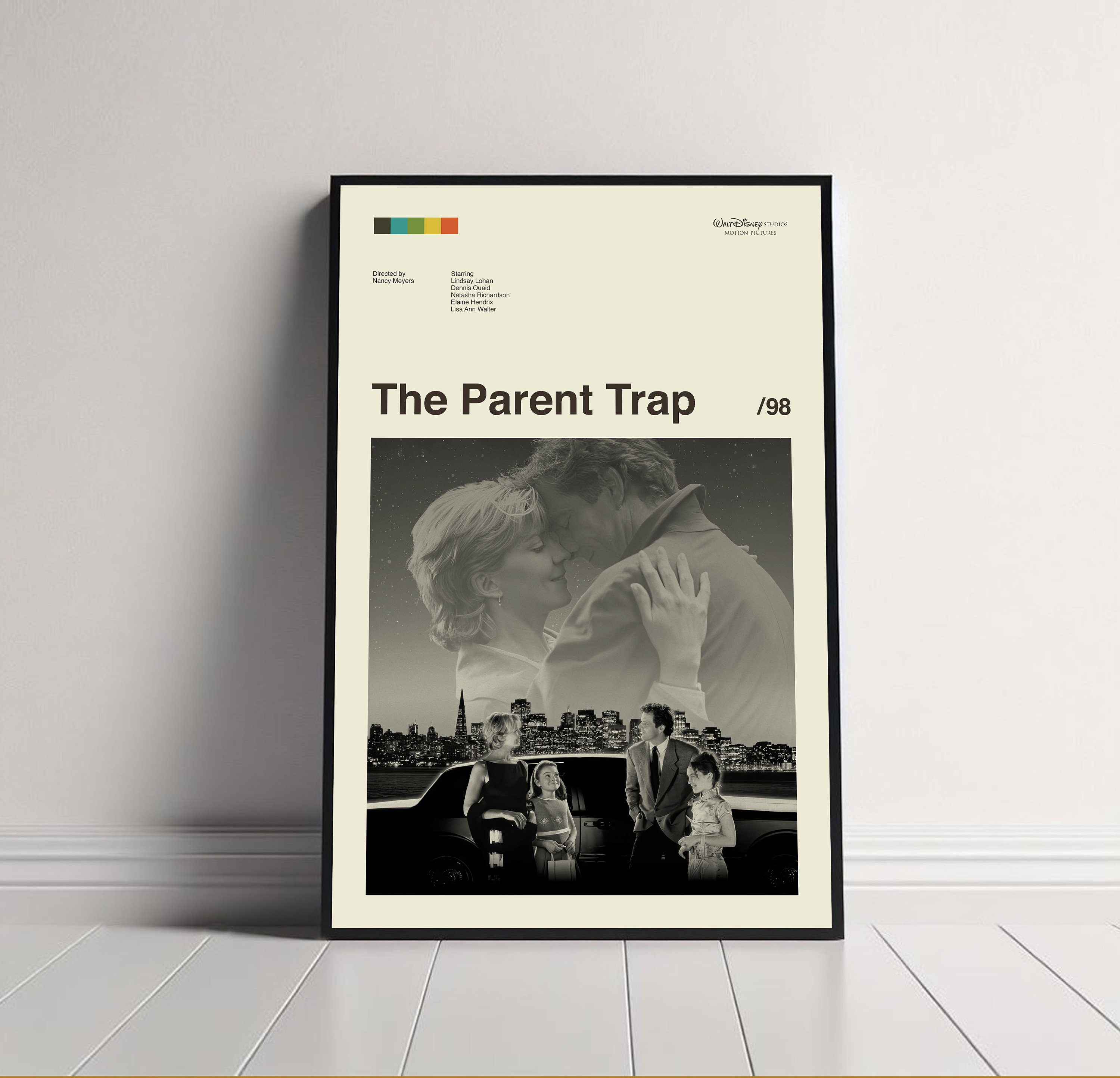 The Parent Trap Poster, the Parent Trap Print, Nancy Meyers, Minimalist ...