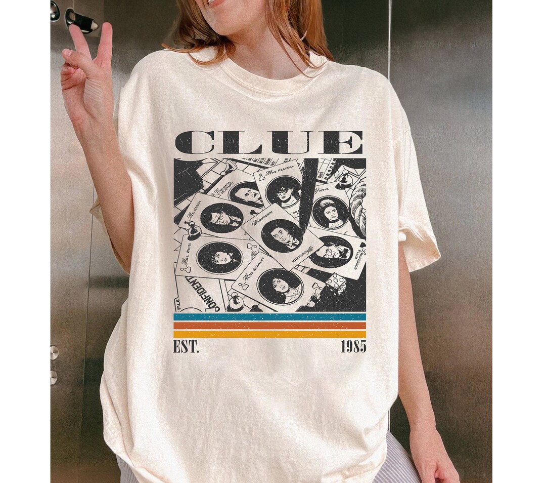 Clue Hoodie, Clue Shirt, Clue Tee, Clue Unisex, Clue Vintage, Clue ...