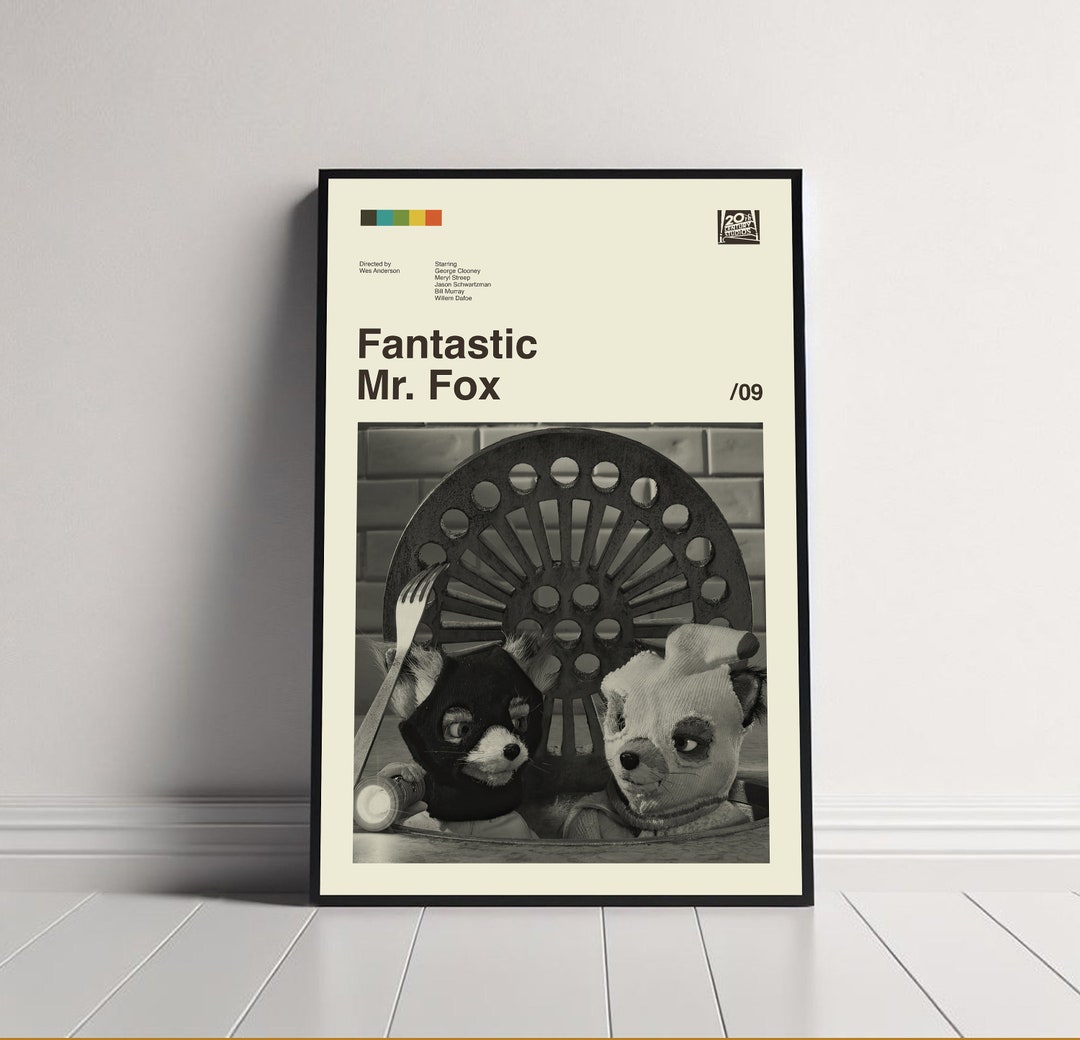 Fantastic Mr Fox Poster, Fantastic Mr Fox Print, Wes Anderson ...