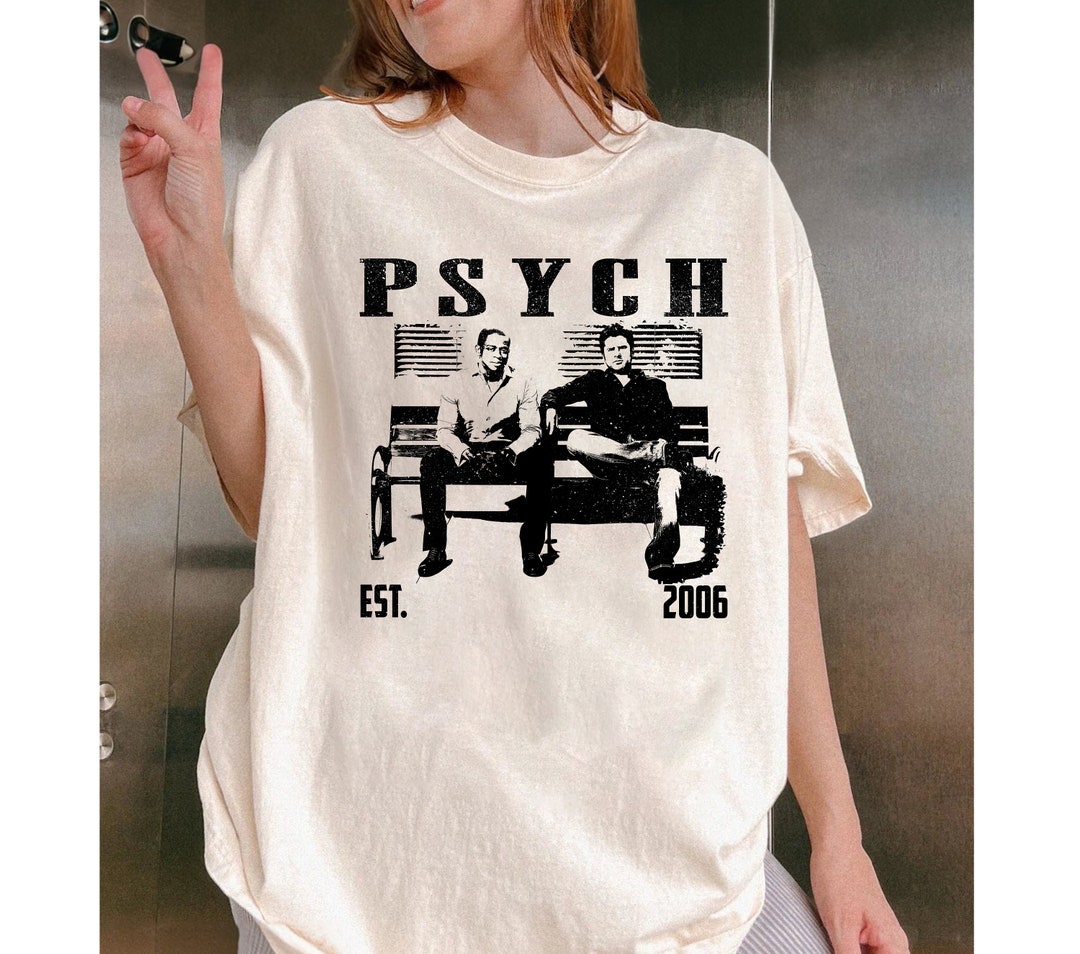 Psych Shirt, Psych Movie Shirt, Psych Movie, Psych Retro Modern, Psych ...