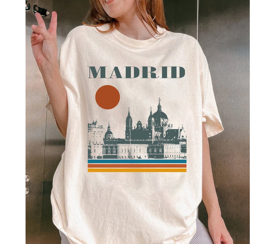 Madrid Sweatshirt, Madrid Shirt, Madrid Hoodie, Spain T-shirt, Spain ...