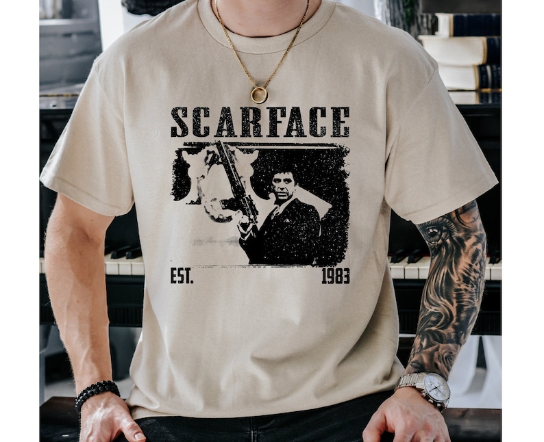 Scarface Shirt, Scarface T Shirt, Scarface Tee, Movie T-shirt, Vintage ...