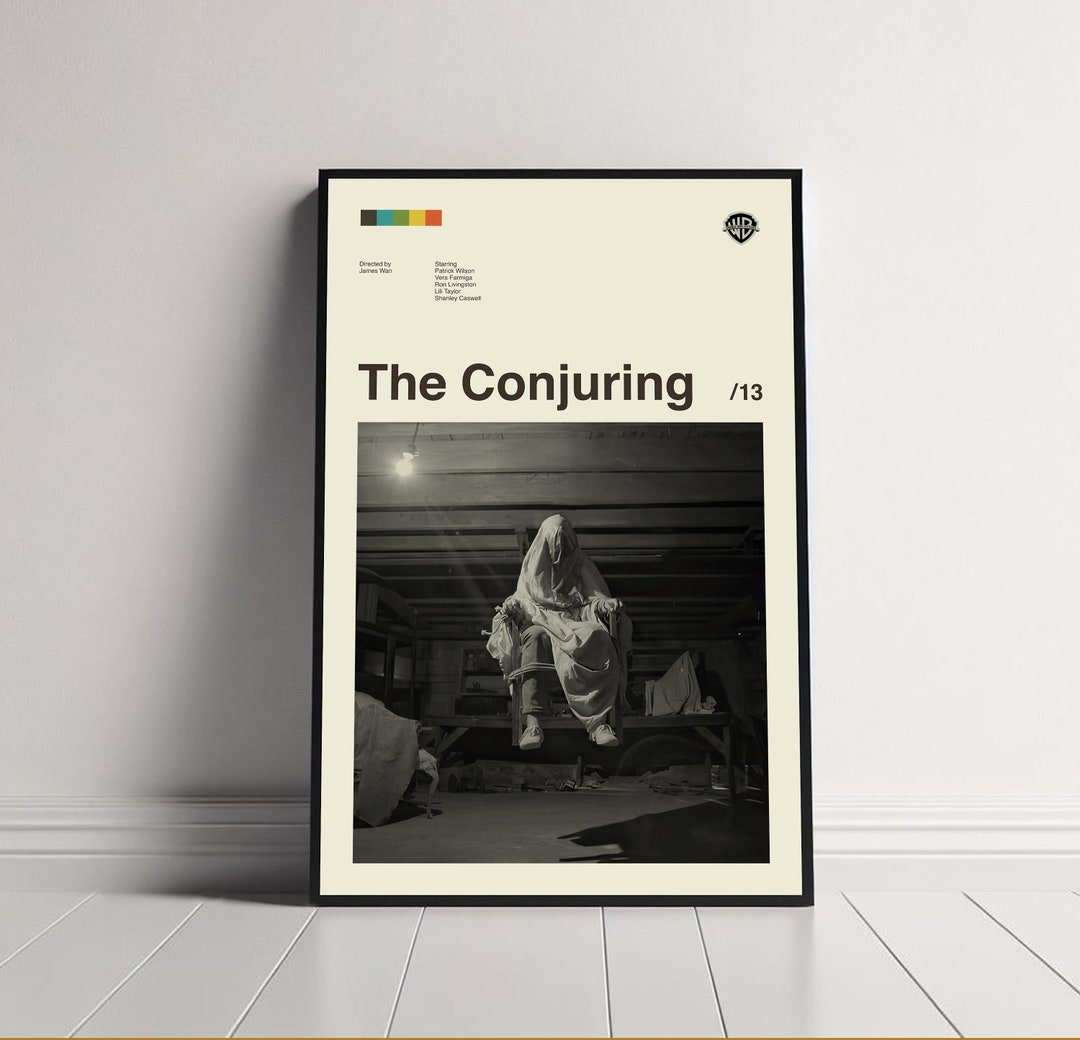The Conjuring Poster, the Conjuring Print, James Wan, Retro Poster ...