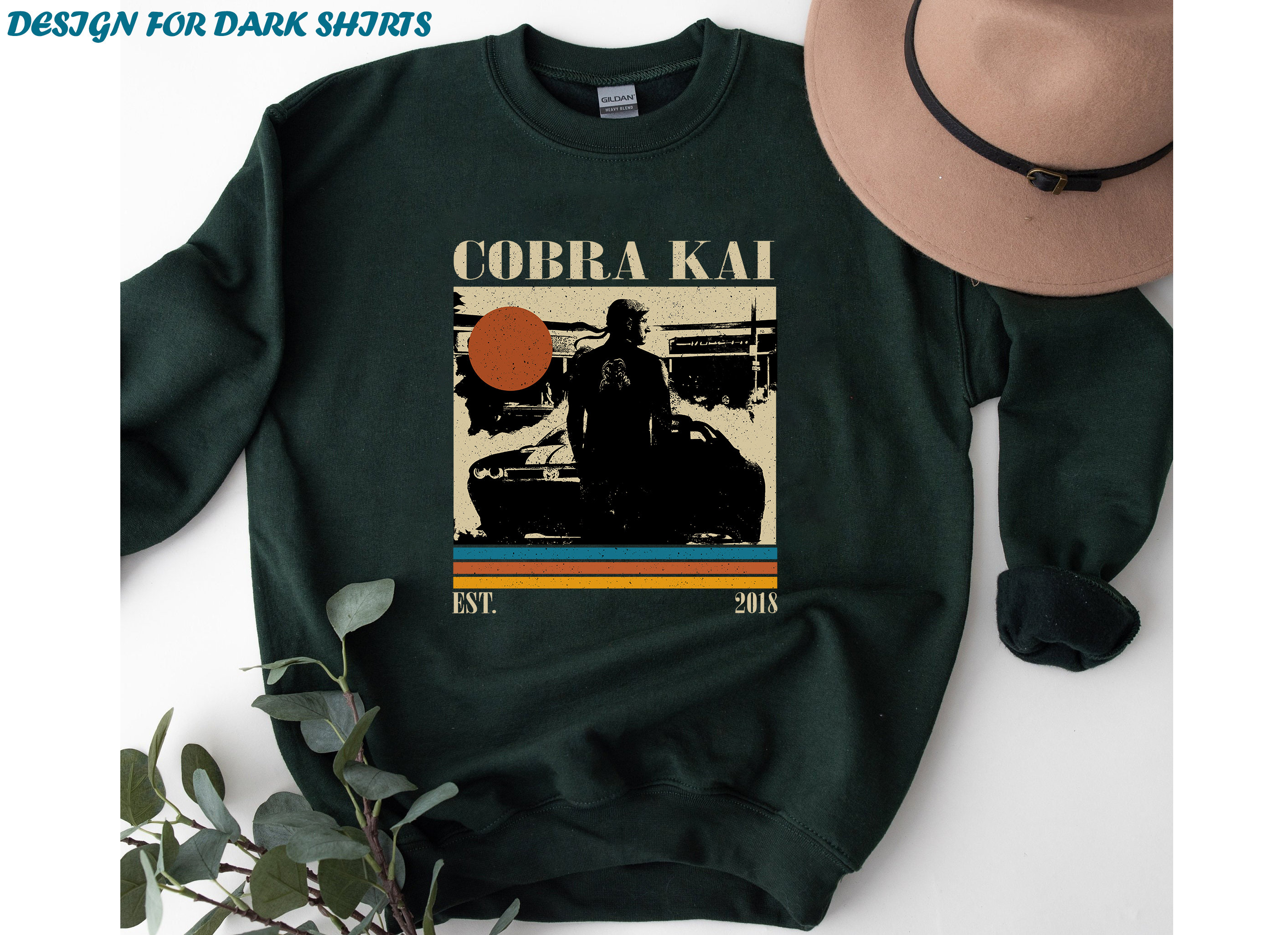 Chemise Cobra Kai, sweat à capuche Cobra Kai, sweat-shirt Cobra Kai, produits dérivés Cobra Kai ...