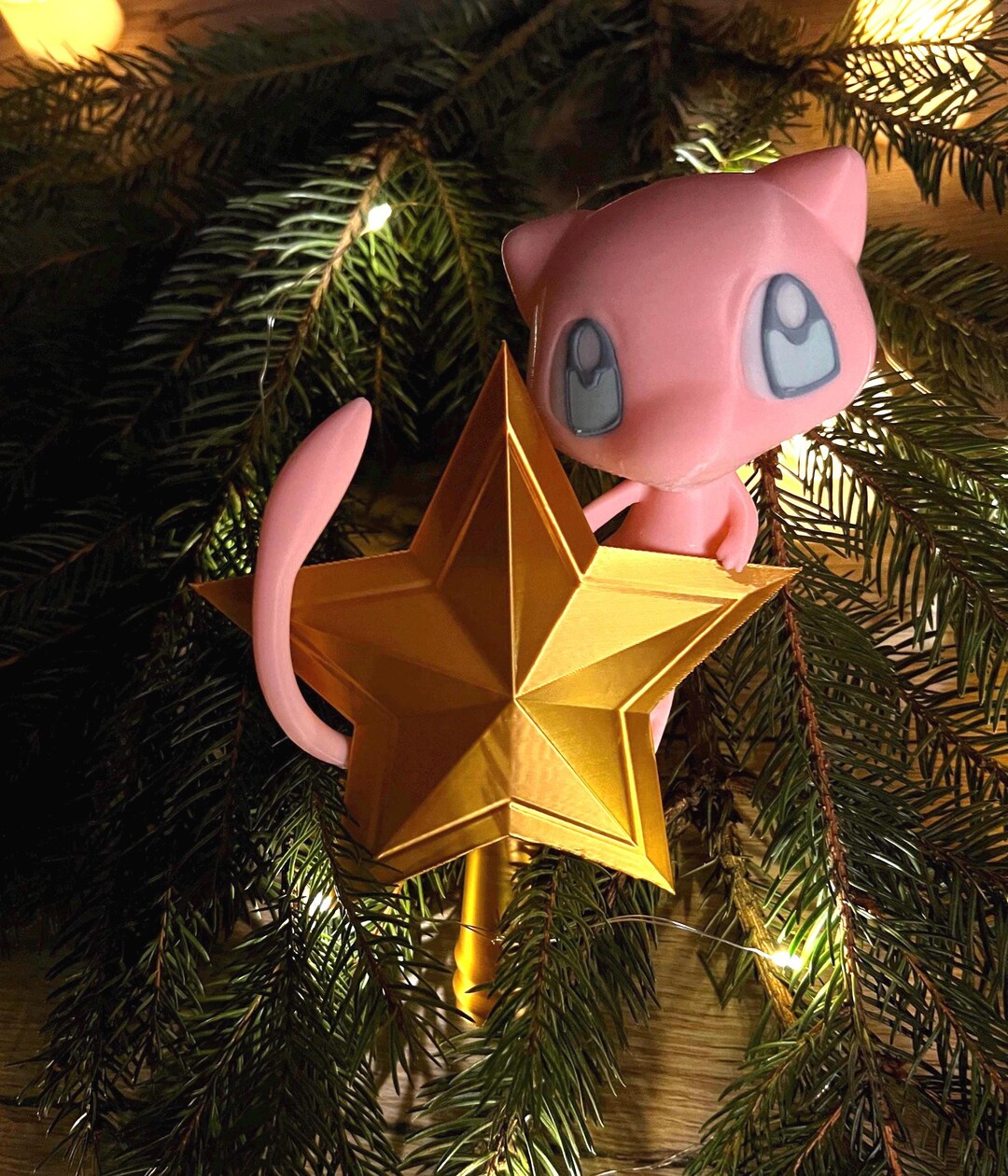 Mew - Christmas Star (tree Topper) - Etsy