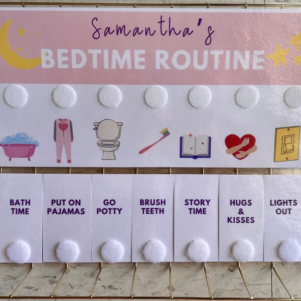 Toddler Routine Chart - Etsy