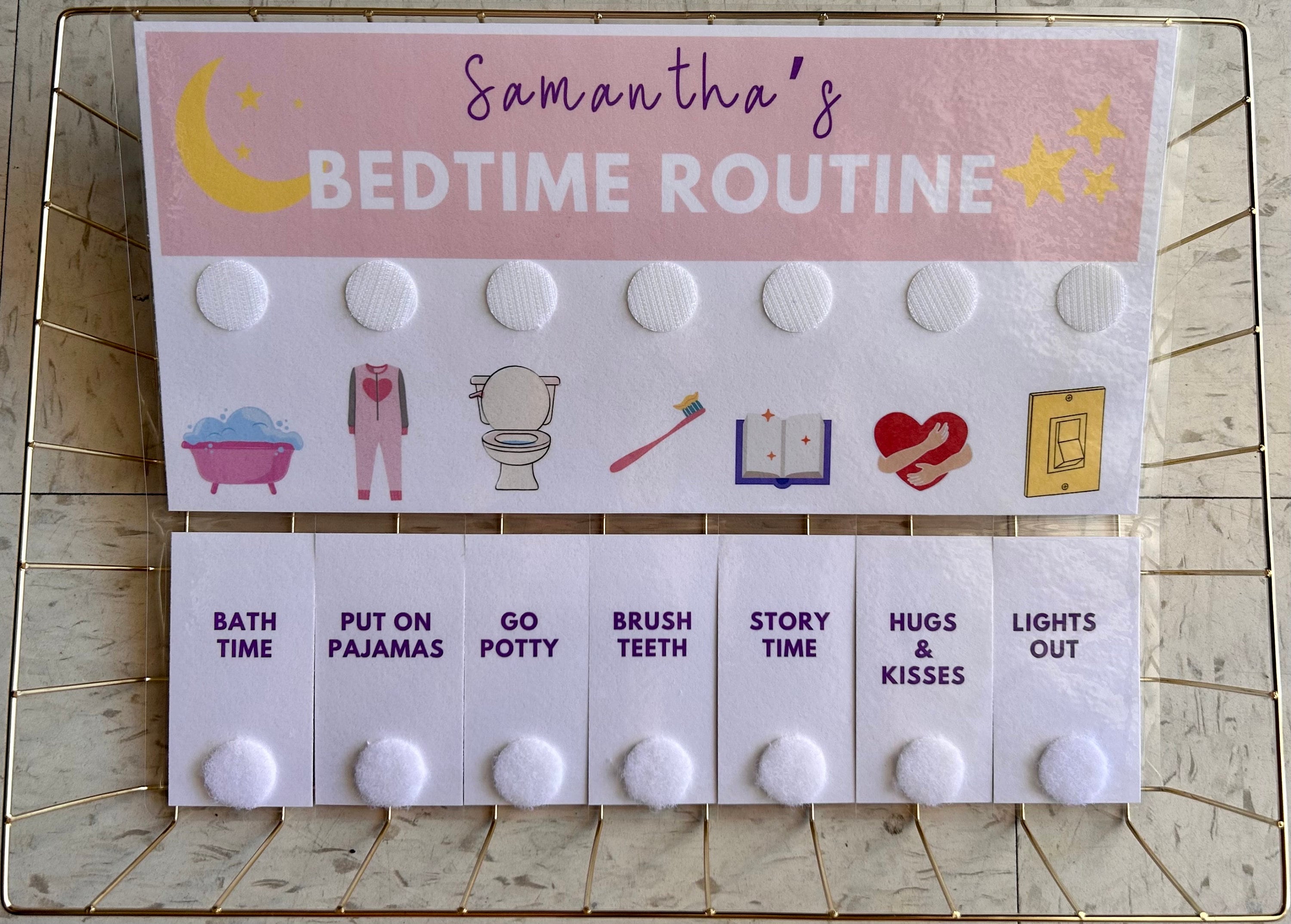 Toddler Bedtime Routine Chart Etsy toddler-bedtime-routine-chart-etsy