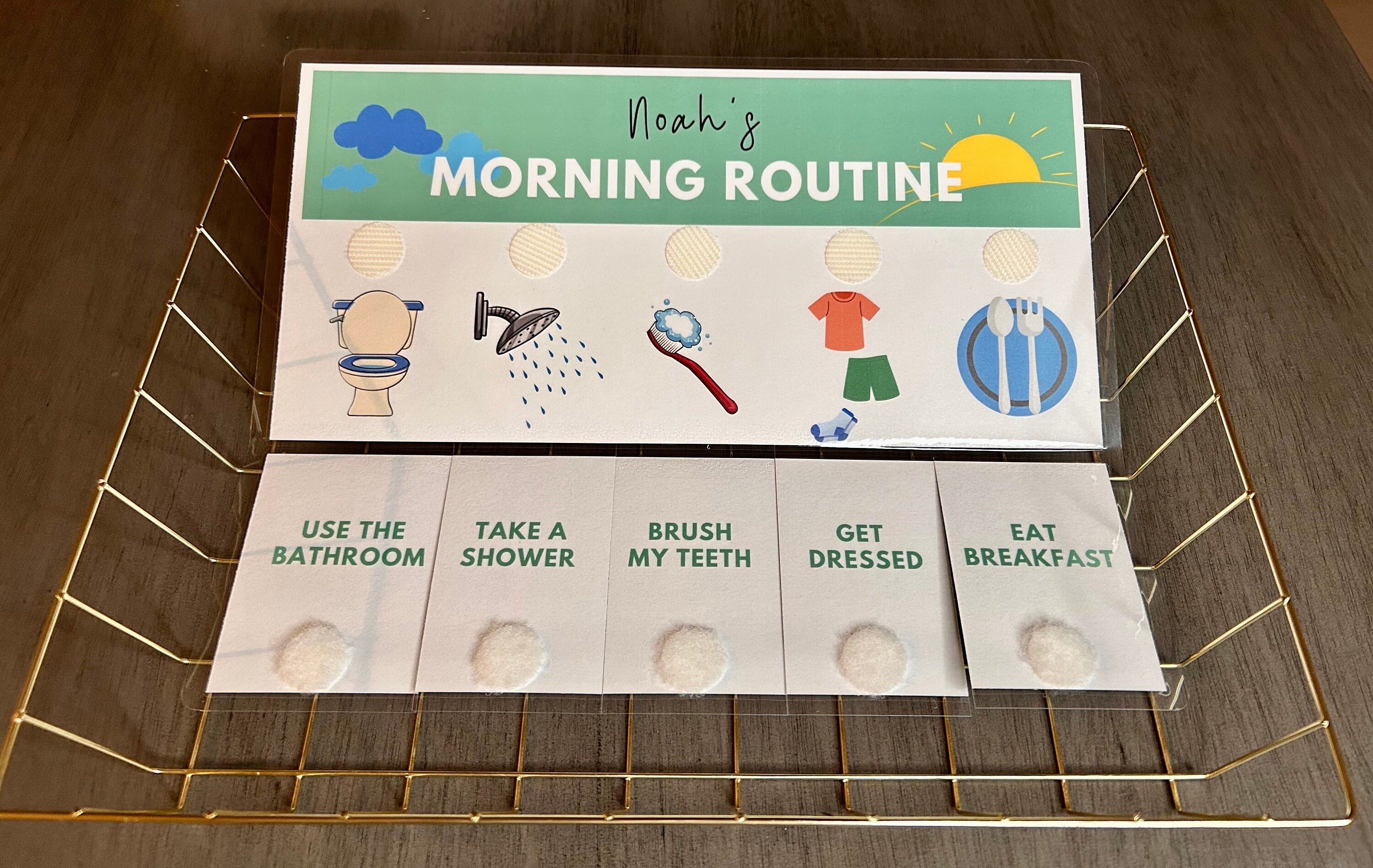 Daily Routine Chart Morning Routine Chart - Etsy