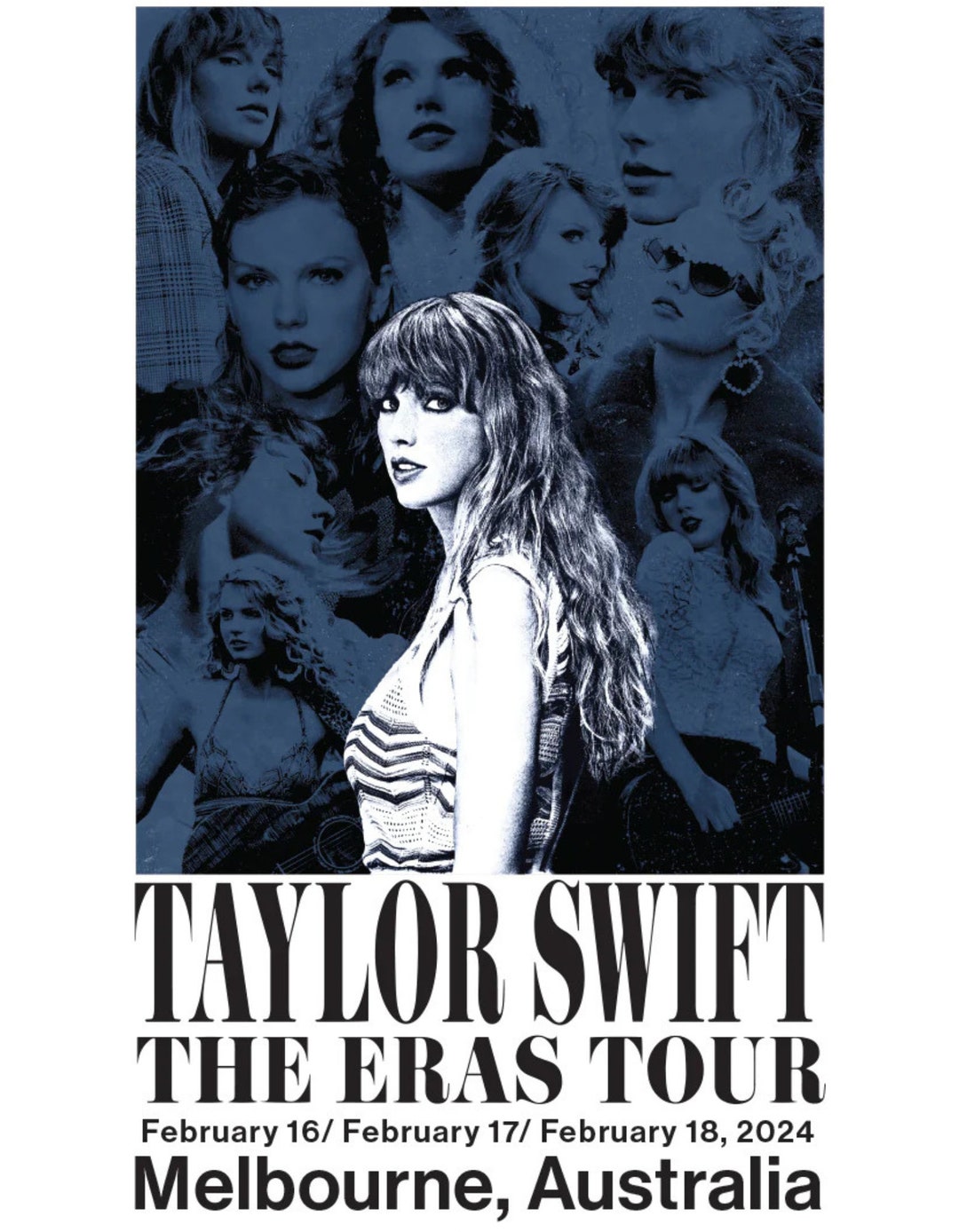 Taylor Swift Melbourne Eras Tour Poster digital Download - Etsy