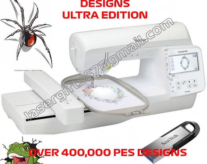 400,000 Embroidery Designs in Pes Format for Brother Machines - Etsy