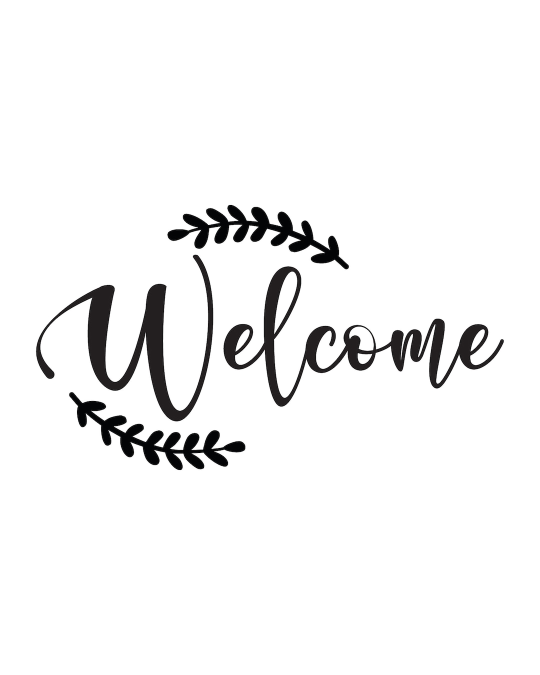 Welcome SVG, PNG, EPS, Dxf, Jpg Instant Digital Download - Etsy