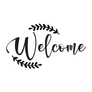 Welcome SVG, PNG, EPS, Dxf, Jpg Instant Digital Download - Etsy