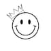 Crown Smiley Face Digital Download SVG PNG JPG Dxf Ai Pdf - Etsy