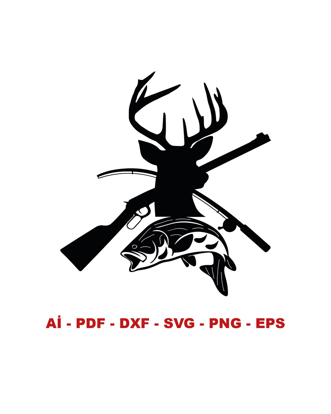 Hunting Deer Svg File Deer Hunter Svg Outdoor Hunting Svg Hunting Shirt Svg Png Dxf