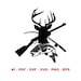 Hunting Deer Svg File Deer Hunter Svg Outdoor Hunting Svg - Etsy