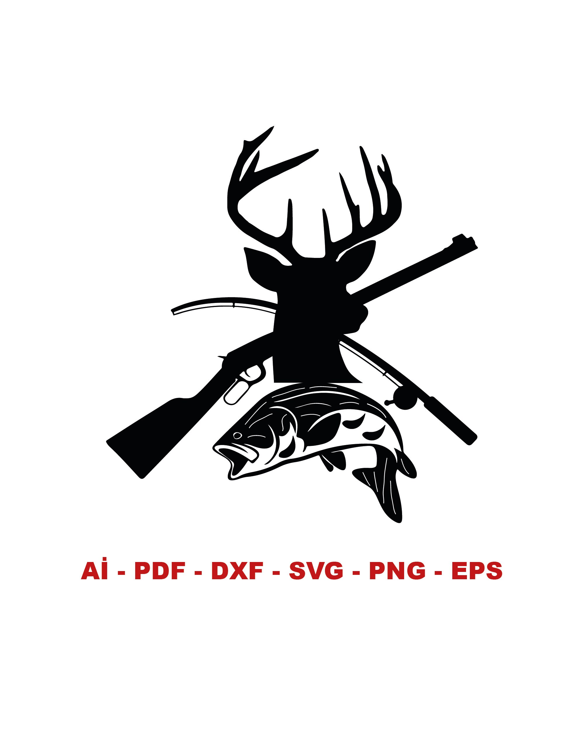 Hunting Deer Svg File Deer Hunter Svg Outdoor Hunting Svg - Etsy