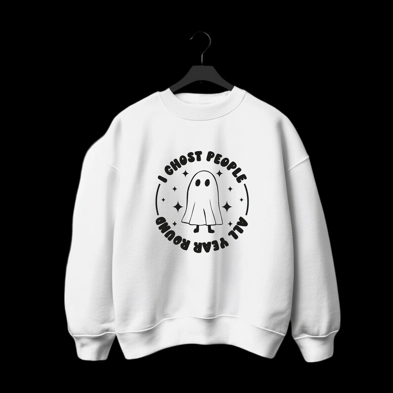I Ghost People All Year Long SVG PNG, Ghost People Year Round Svg ...