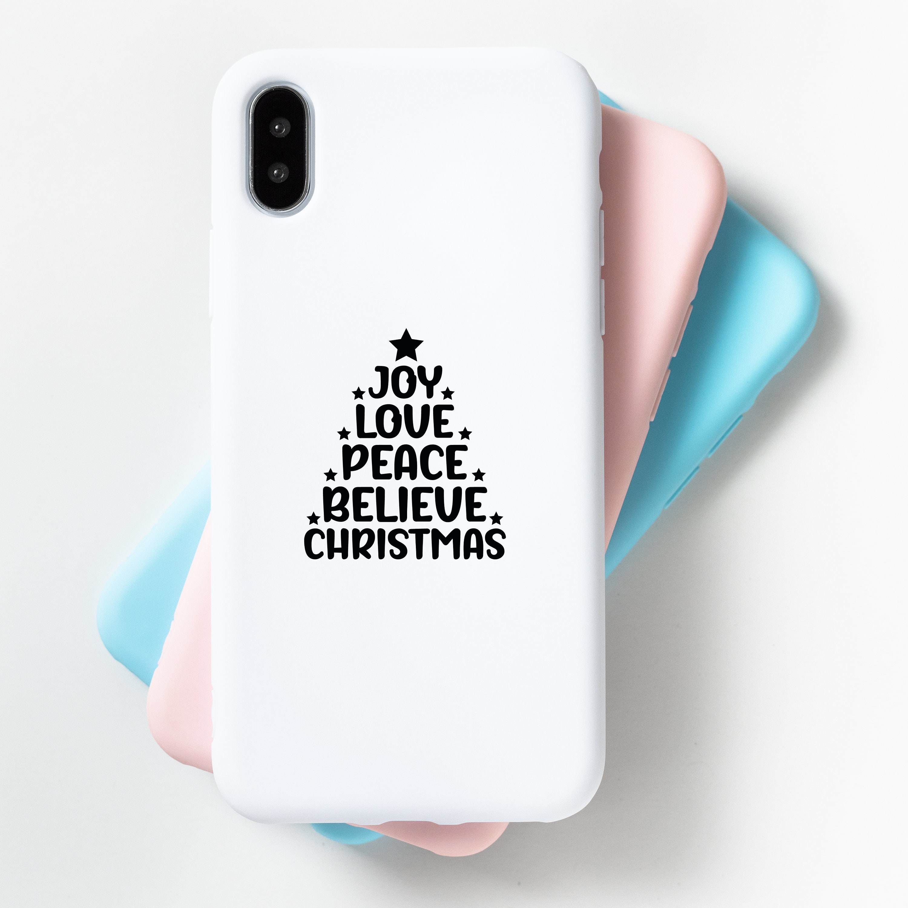 Christmas Tree SVG Joy Svg Peace Svg Love Svg Christmas - Etsy