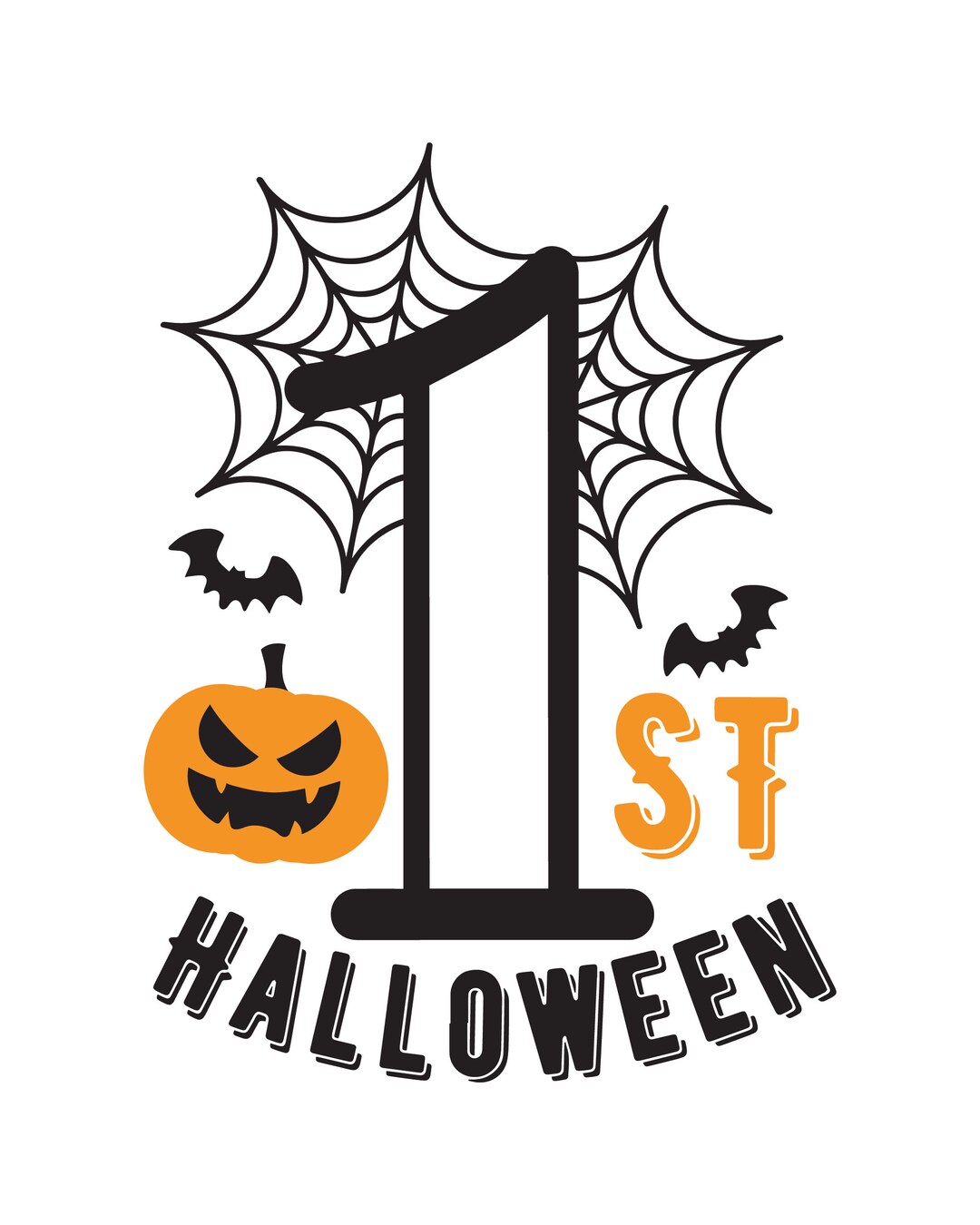 My First Halloween Svg, Halloween Boy and Girl Svg, 1st Halloween ...