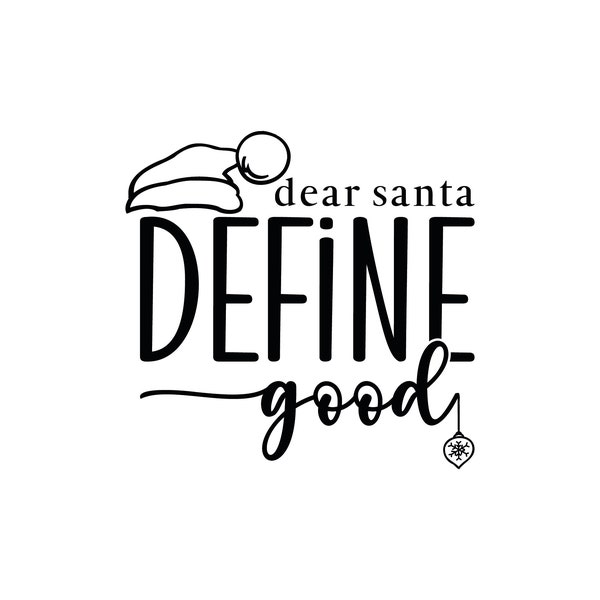 Santa Define Good - Etsy