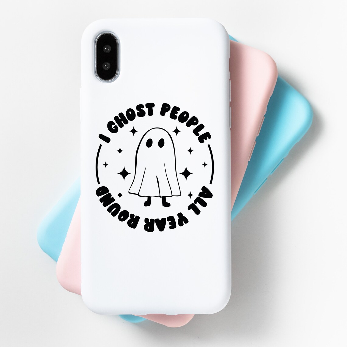 I Ghost People All Year Long SVG PNG Ghost People Year Round - Etsy