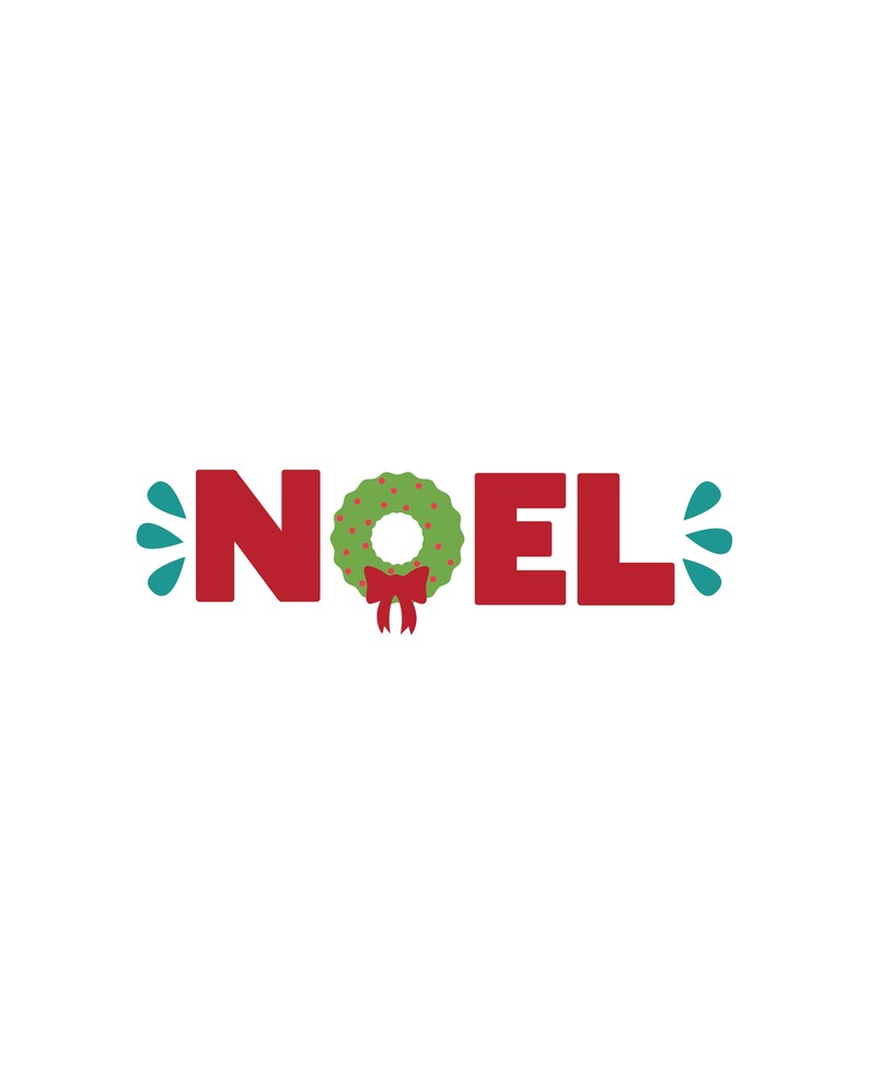 Noel SVG, Noel Word SVG, Noel Stylish Word Text Svg, Text Svg, Stylized ...