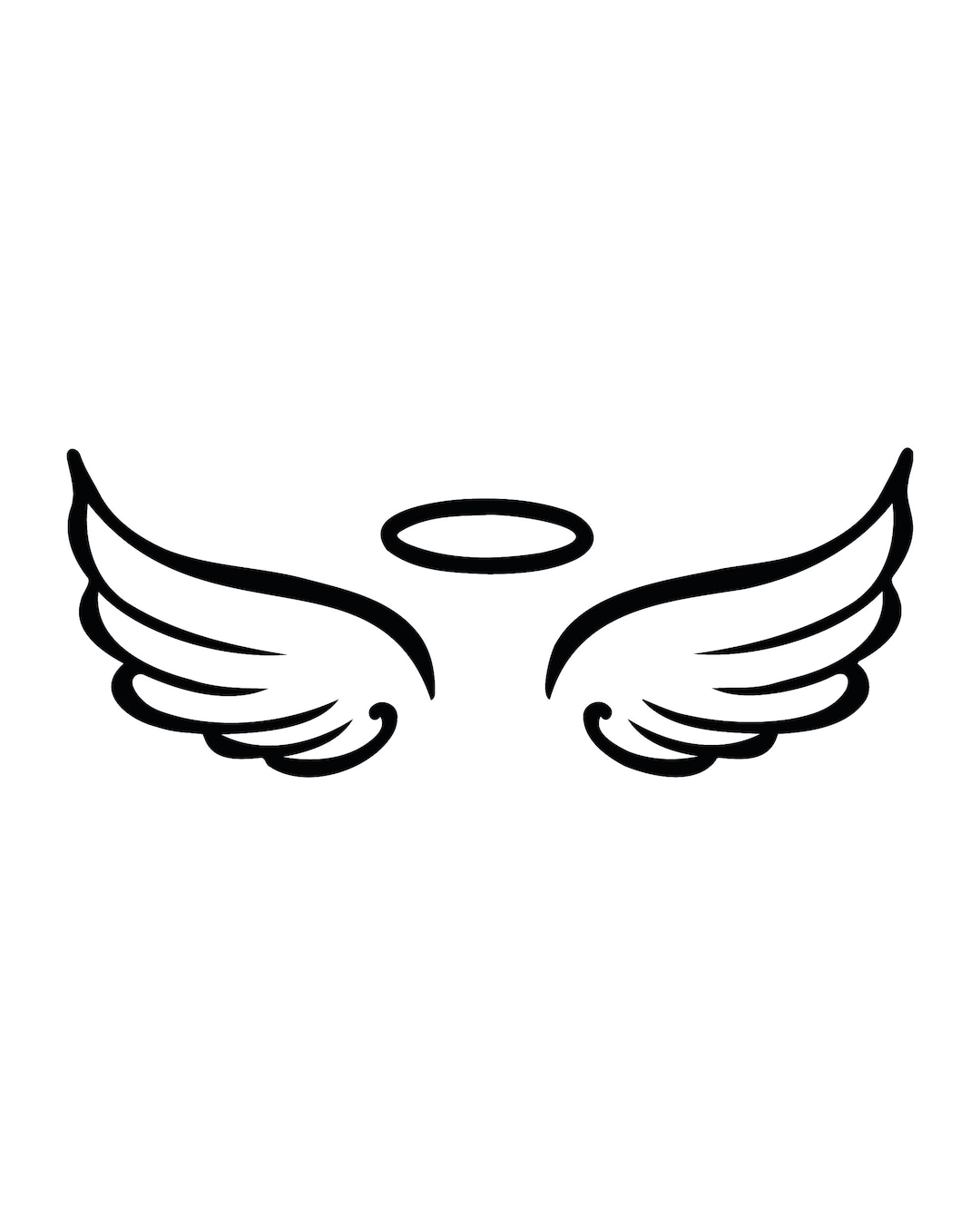 Angel Wings Svg, Spiritual Clipart, Instant Download Png Eps Dxf Jpg ...