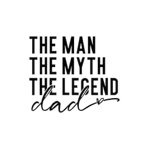 The Man the Myth the Legend Svg, Vector File, Cricut, Png, Eps, Ai. Silhouette, Instant Download ...