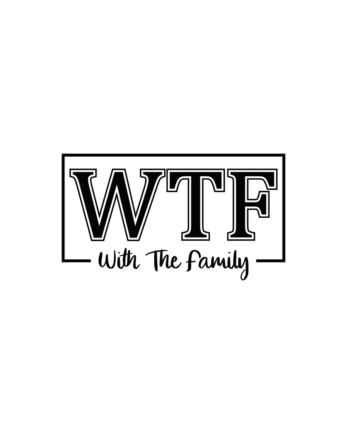 Family is WTF Sarcastic SVG, Funny Quote Cut File (digital Download) - Etsy