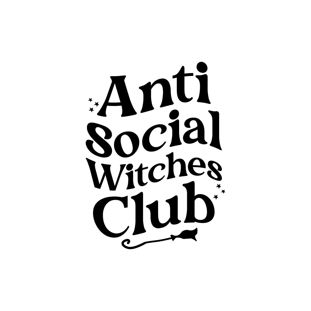 Antisocial Witches Club SVG, Retro Halloween Png (digital Files) - Etsy