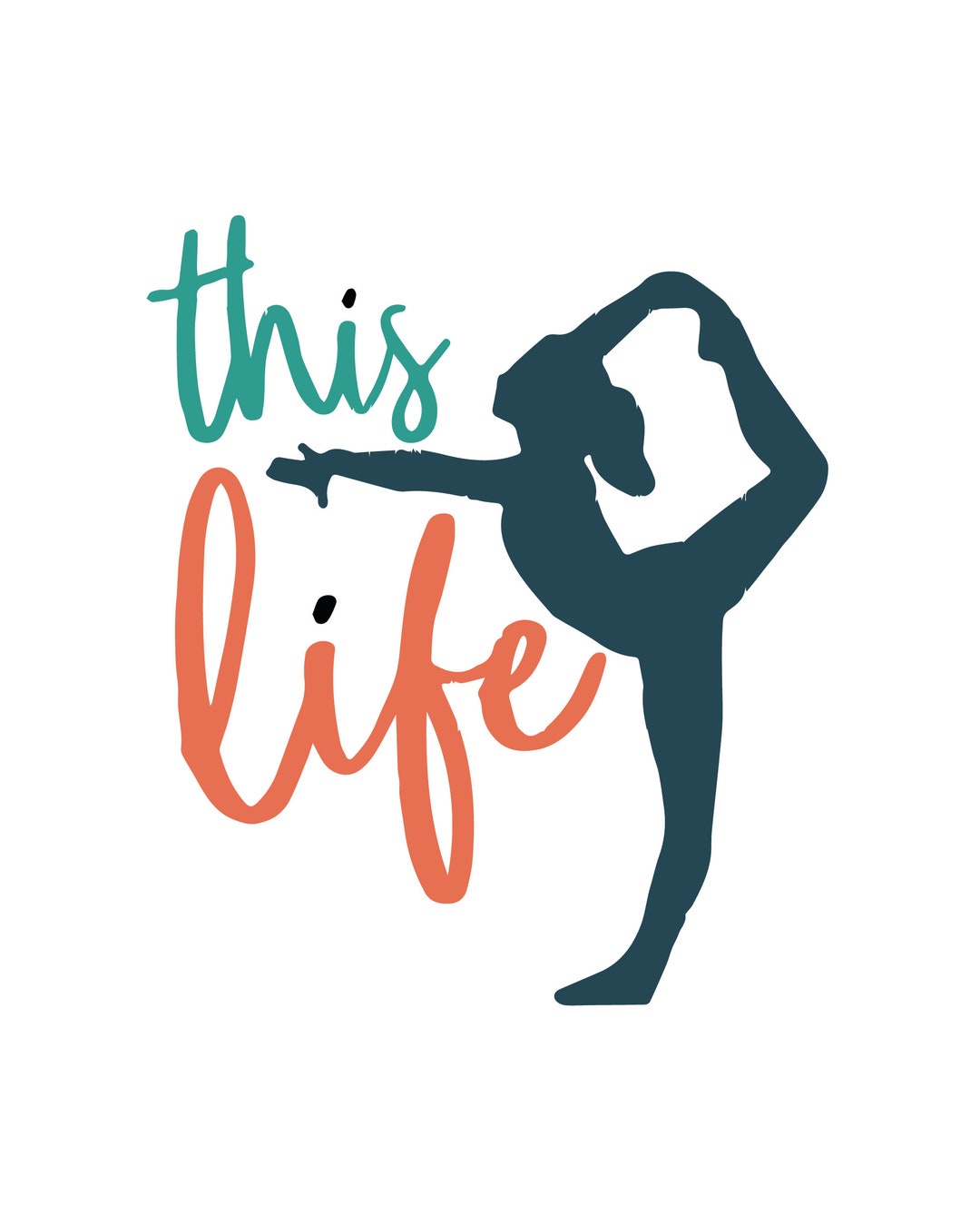 Yoga Instant Downloads SVG, PNG, EPS, Dxf, Jpg Digital Download - Etsy