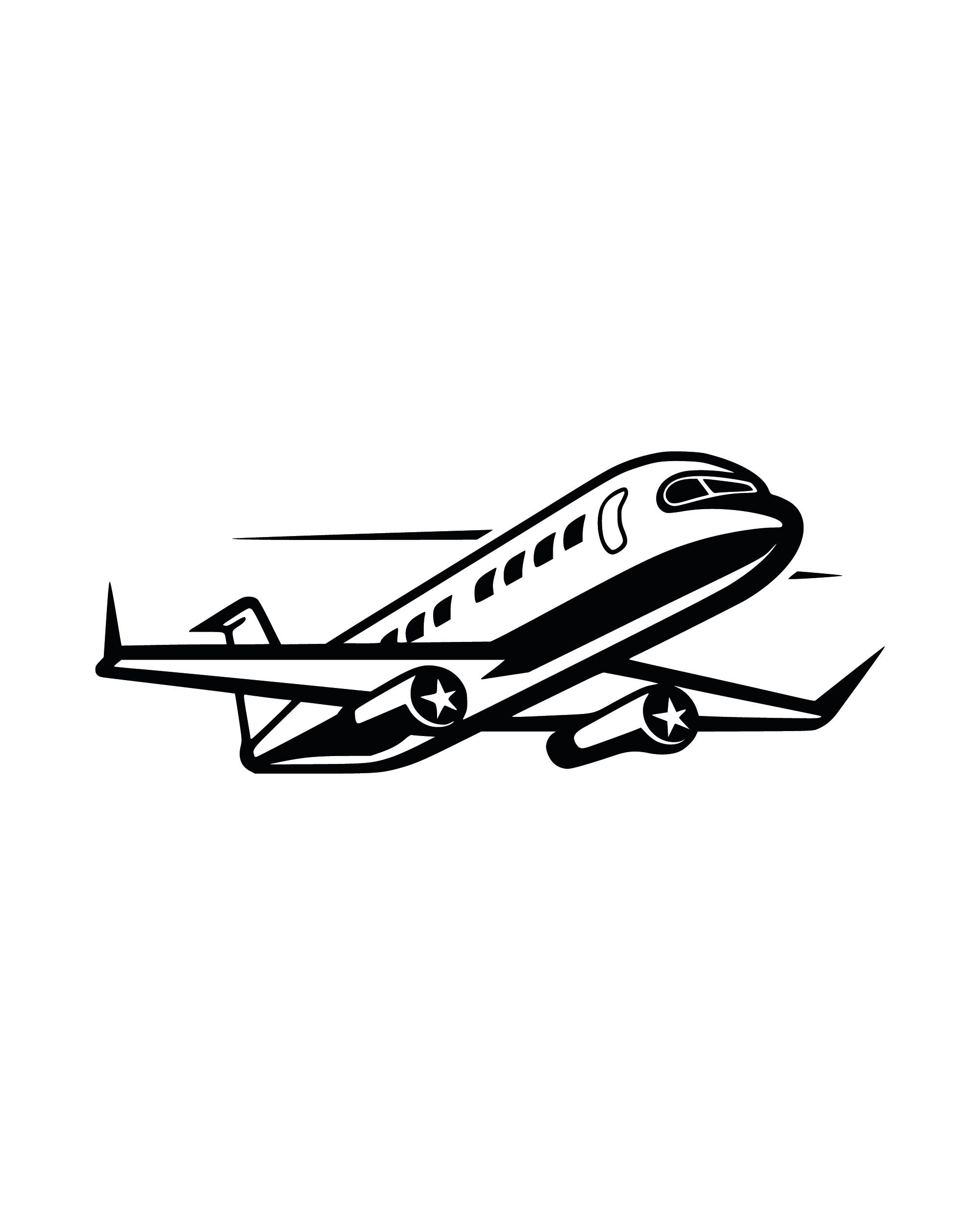 Airplane SVG Files Airplane Cut Files Airplane Vector - Etsy UK