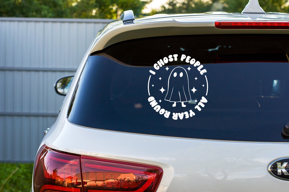 I Ghost People All Year Long SVG PNG Ghost People Year Round - Etsy