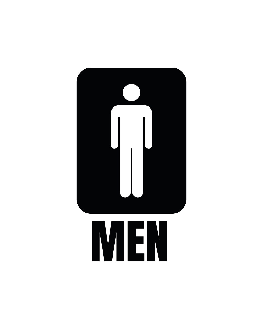 Restroom Symbol SVG Files | Men Toilet Sign Cut Files | Restroom Sign ...