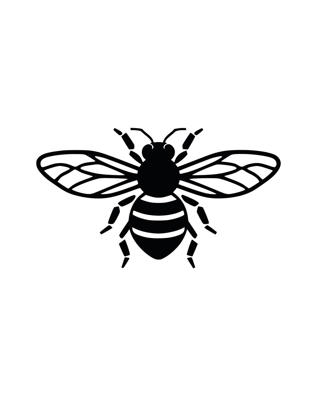 Bee SVG, Bee SVG Bundle, Honeybee SVG, Silhouette Cut File, Digital ...