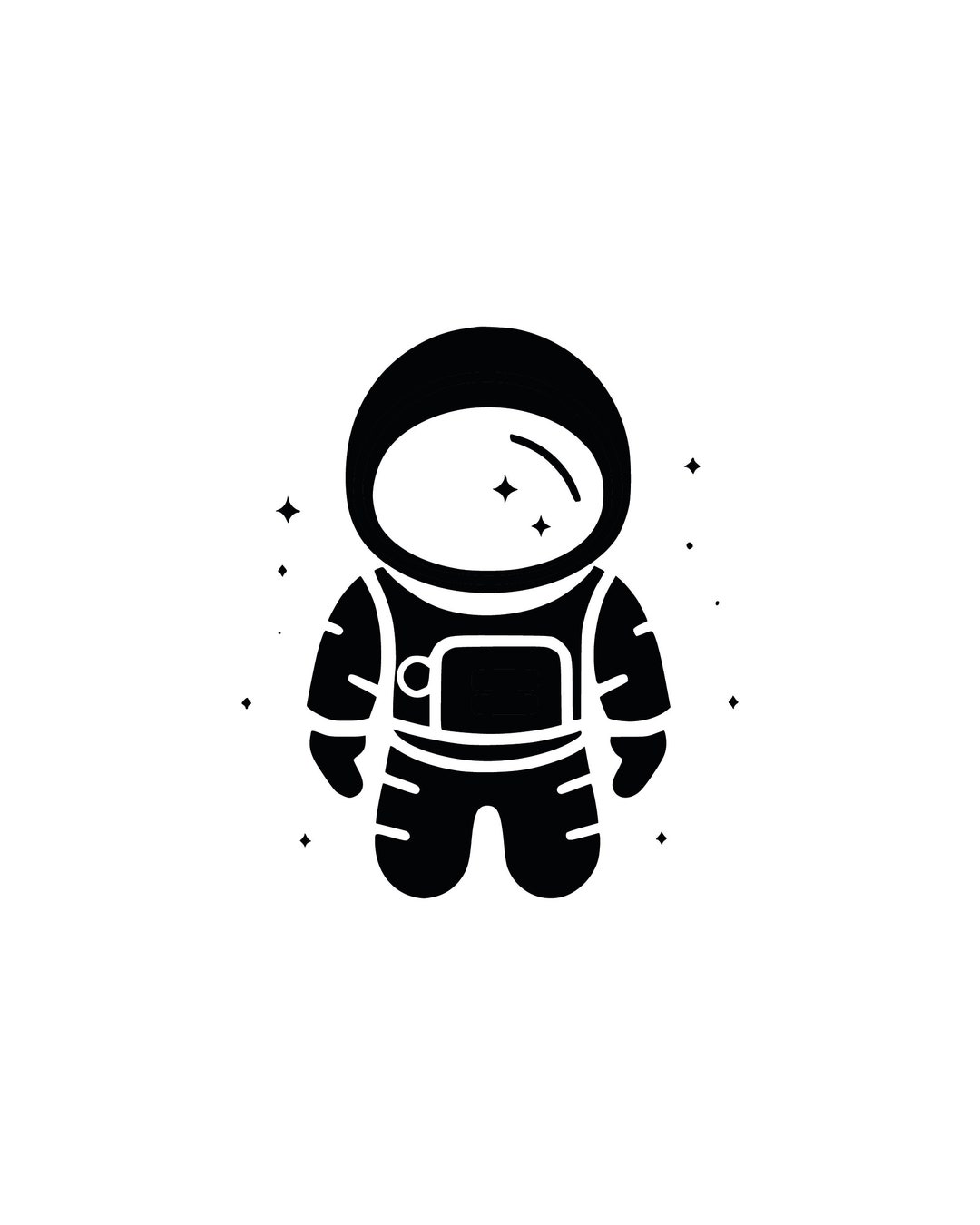 Star Space SVG, Cute Space Astronaut, Astronaut Png, Cut Files for ...